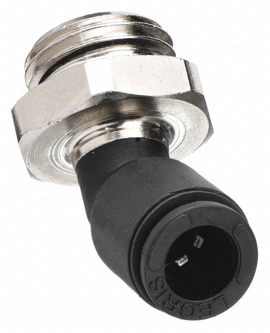 LEGRIS, 6 mm OD x 1/4 in Pipe Size, Push-to-Connect x MBSPP, Push-Fit Elbow Fitting - 4GWT8|3133 ...