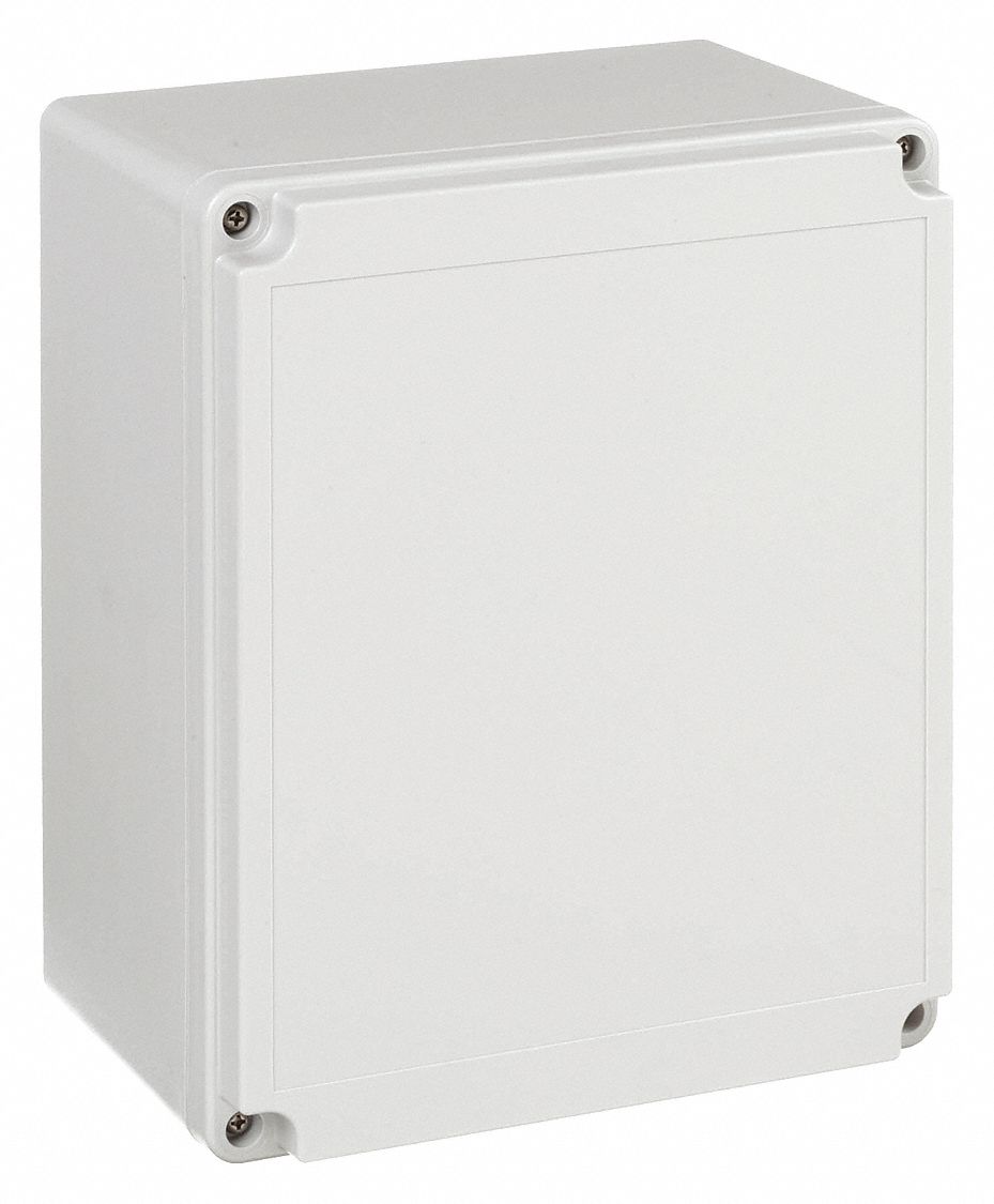 BOX ENCLOSURES, Gray, Polycarbonate, Enclosure - 4GXY3|BEN-92P - Grainger