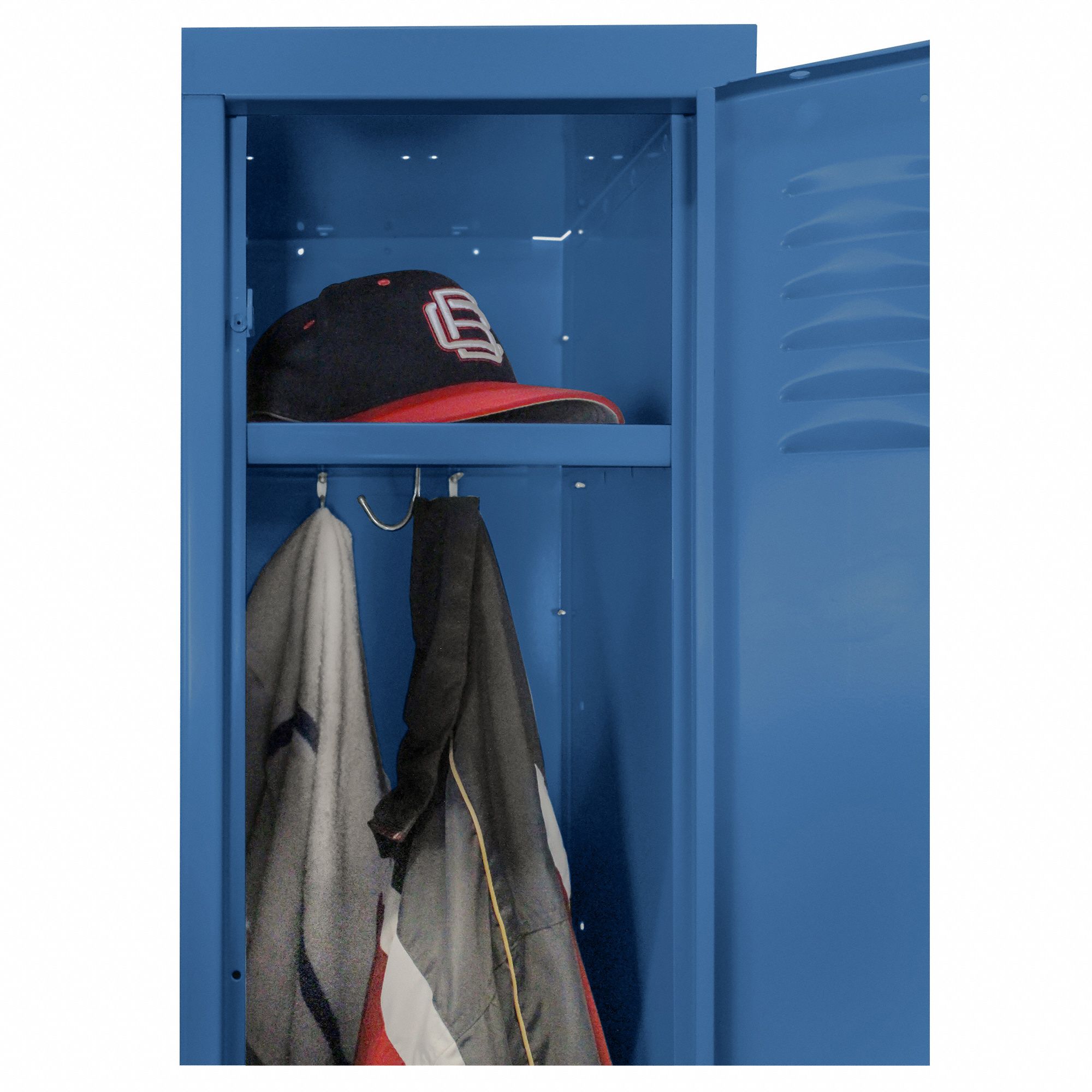 HALLOWELL Wardrobe Locker: 36 in x 15 in x 78 in, Louvered, 1 Tiers, 3 ...