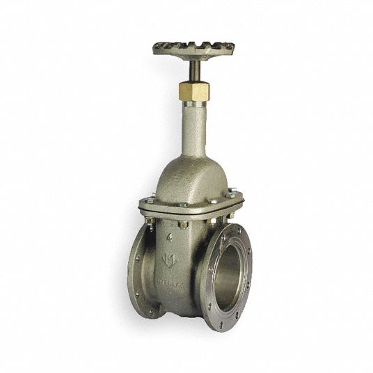 MILWAUKEE VALVE, 4 in, Aluminum, Gate Valve - 4HCK7|5551-002 4" - Grainger