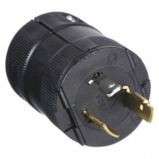 L5-20P, 125V AC, Locking Plug - 4HD24|HBL2311VBK - Grainger
