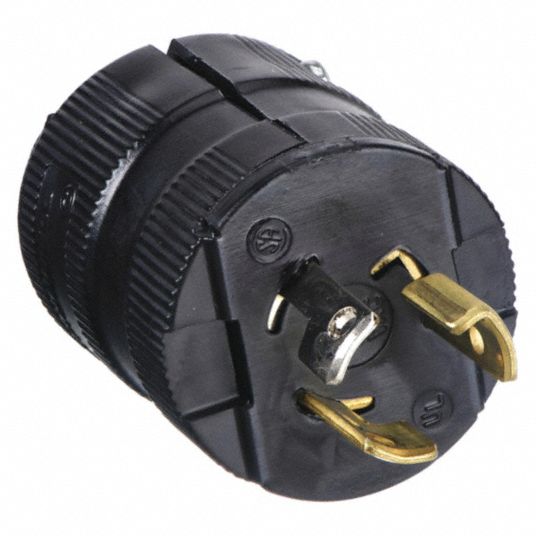 L7-15P, 277V AC, Locking Plug - 4HD38|HBL4773VBK - Grainger
