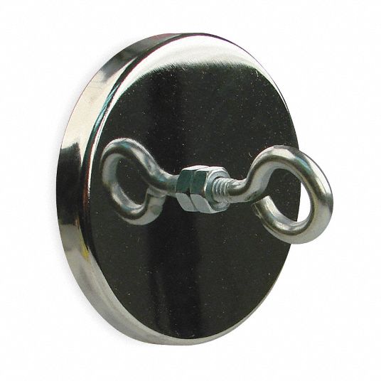 Magnetic Mount Hook, Magnetic, Working Load Limit 57 lb - Grainger