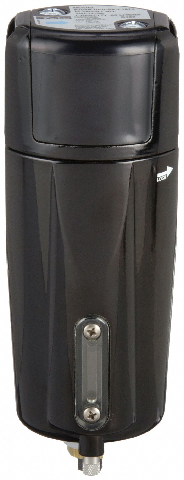 Coalescing, 1/2 in NPT, Pneumatic Oil Filter - 4HER7|8004N-0A0-SA-L1874 ...