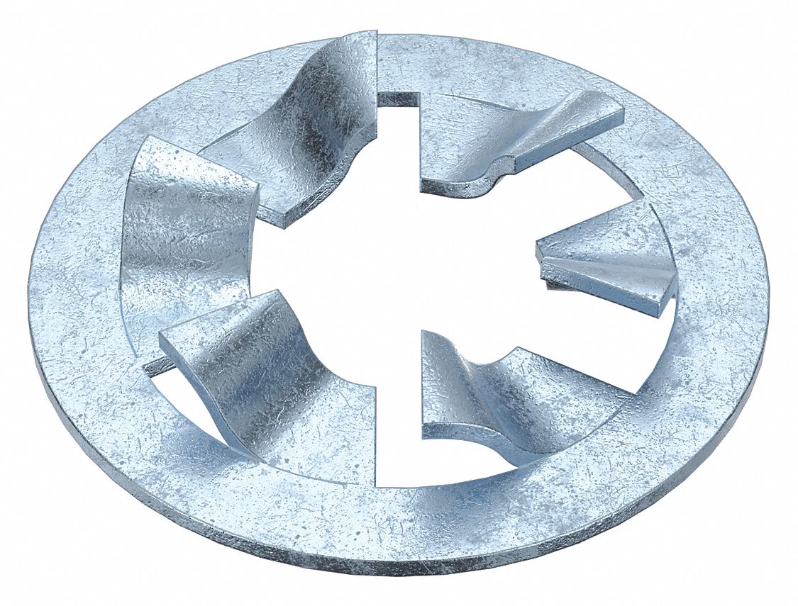 Bolt Retainer, Spring Steel, Push Nut - 4HFU8|4HFU8 - Grainger