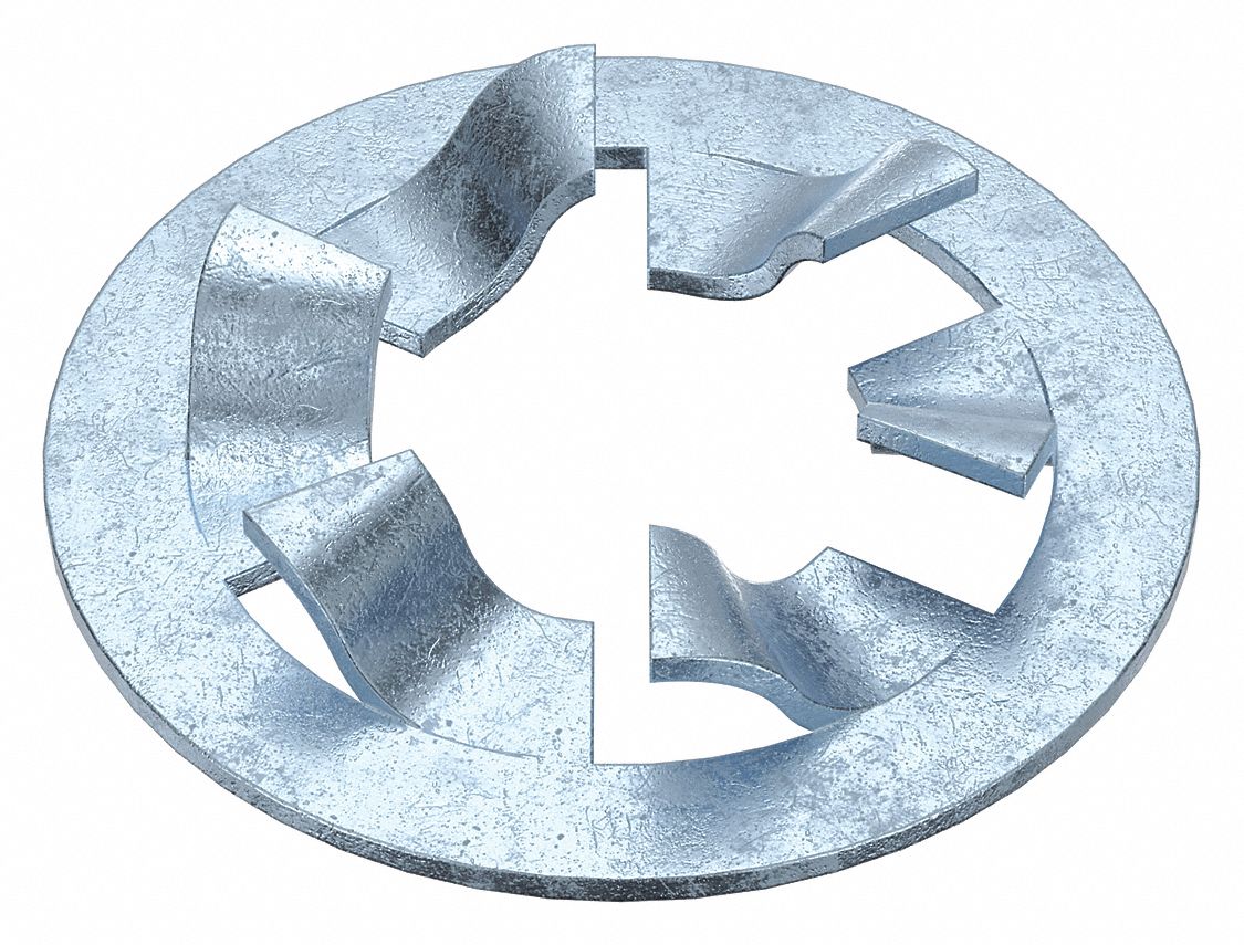 Bolt Retainer, Spring Steel, Push Nut - 4HFV1|4HFV1 - Grainger