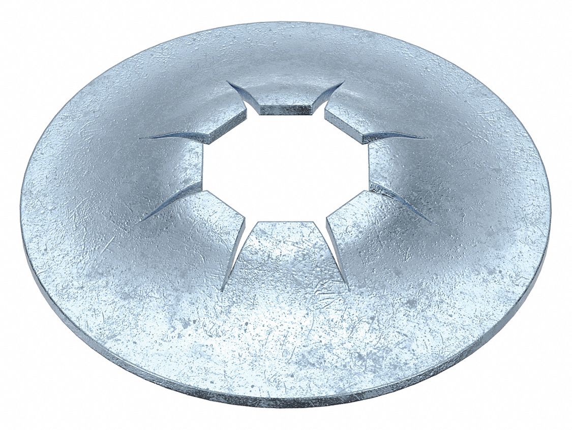 Round Flat Pushnut, Spring Steel, Push Nut - 4HFV9|138620001 - Grainger