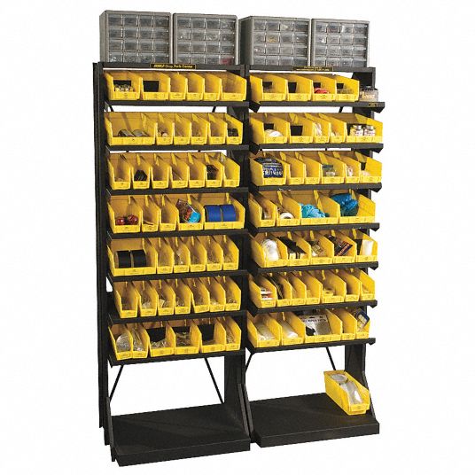 MOBILE SHOP, 45 in x 15 in x 68 in, 1 Usable Sides, Pick Rack - 4HFZ5 ...