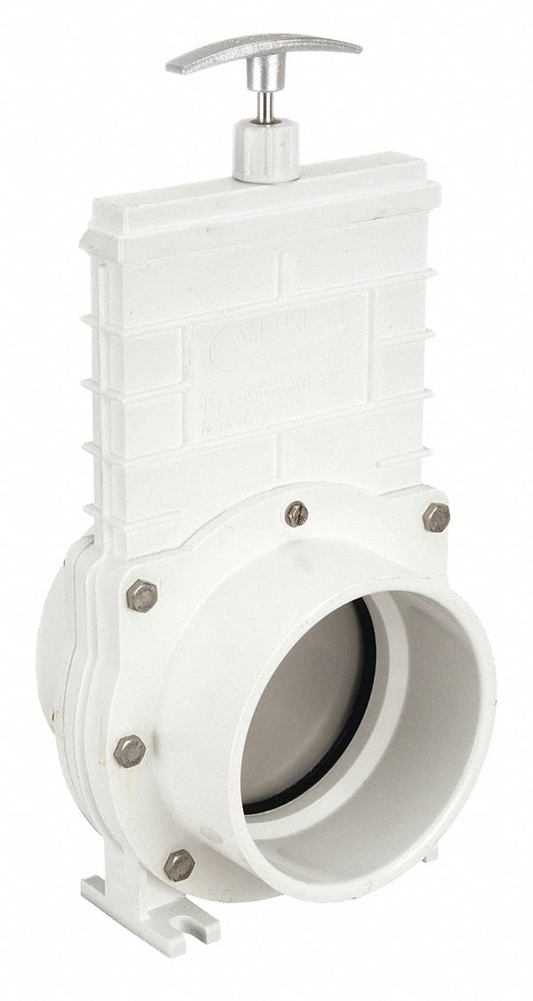 VALTERRA, 4 in Size, PVC, Gate Valve - 4HGE5|6401GR - Grainger