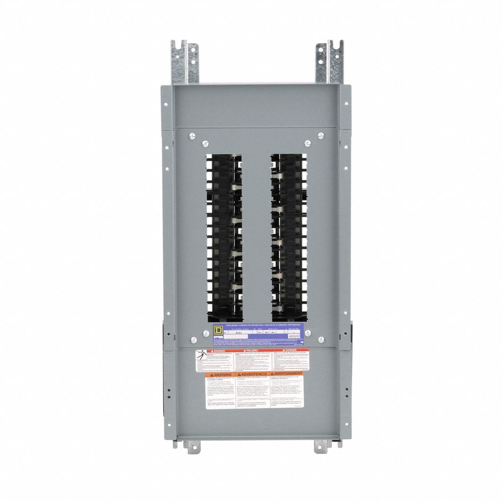 SQUARE D Panelboard Interior: 30 Spaces, 225 A Amps, Aluminum, QOB/QOB ...