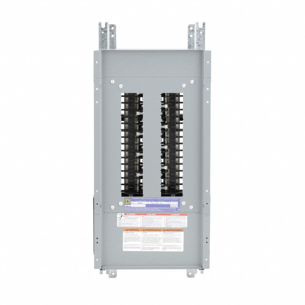 SQUARE D Panelboard Interior: 30 Spaces, 225 A Amps, Copper, QHB/QOB ...