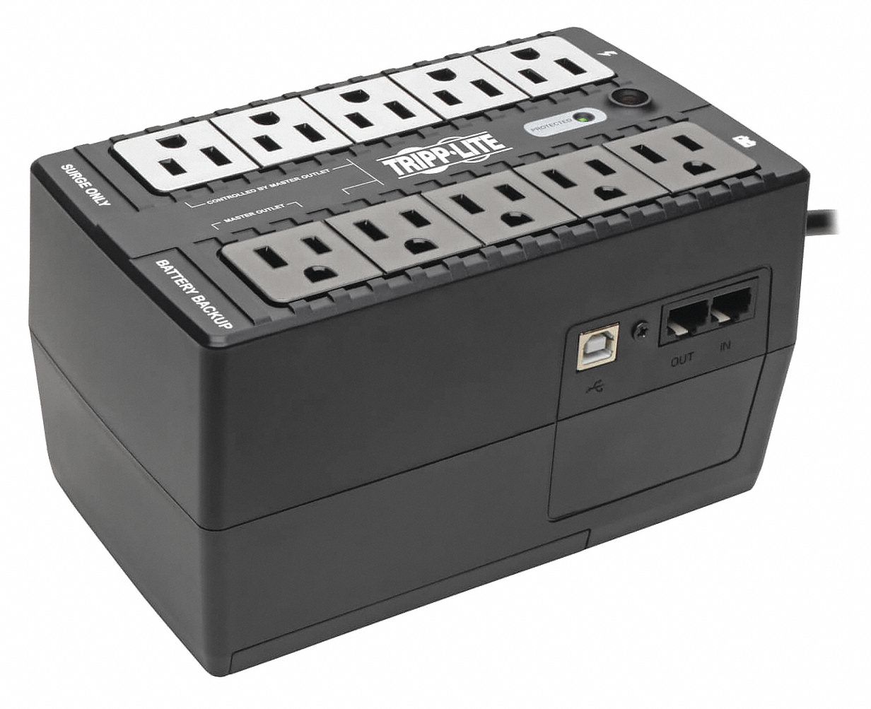 TRIPP LITE, Single Phase, 550 VA Power Rating, UPS System - 4HHH5 ...