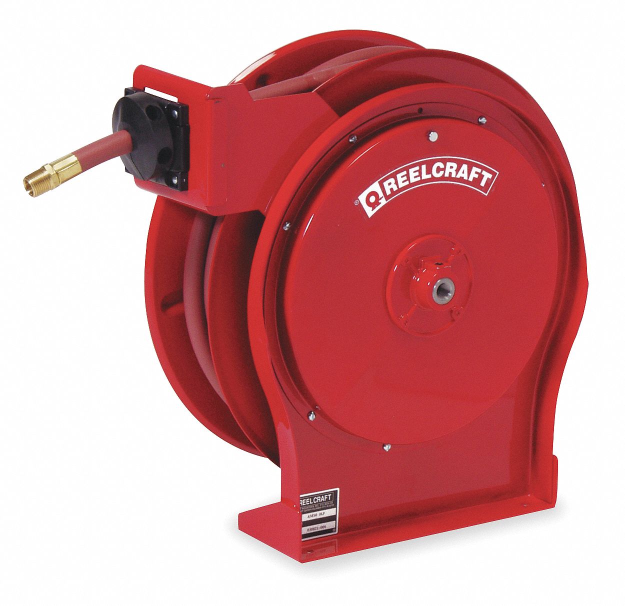 50 Ft 3 8 In I D 1 4 In MNPT Spring Return Hose Reel 4HK89 5650