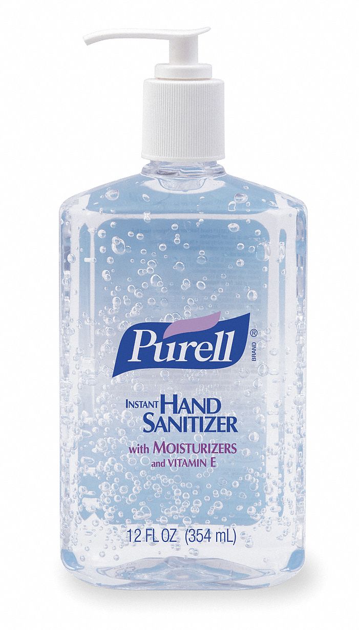 Hand Sanitizer, 12 oz, Gel, PK 12 - Grainger