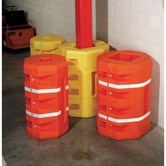 Square, 42 in Overall Ht, Column Protector - 4HPH1|4HPH1 - Grainger