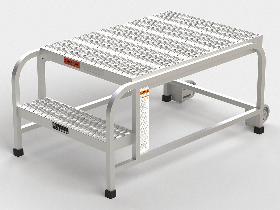 2 Steps, 20 in, Rolling Work Platform - 4HRC1|A010 - Grainger 2 Steps, 20 in, Rolling Work Platform - 4HRC1|A010 - Grainger