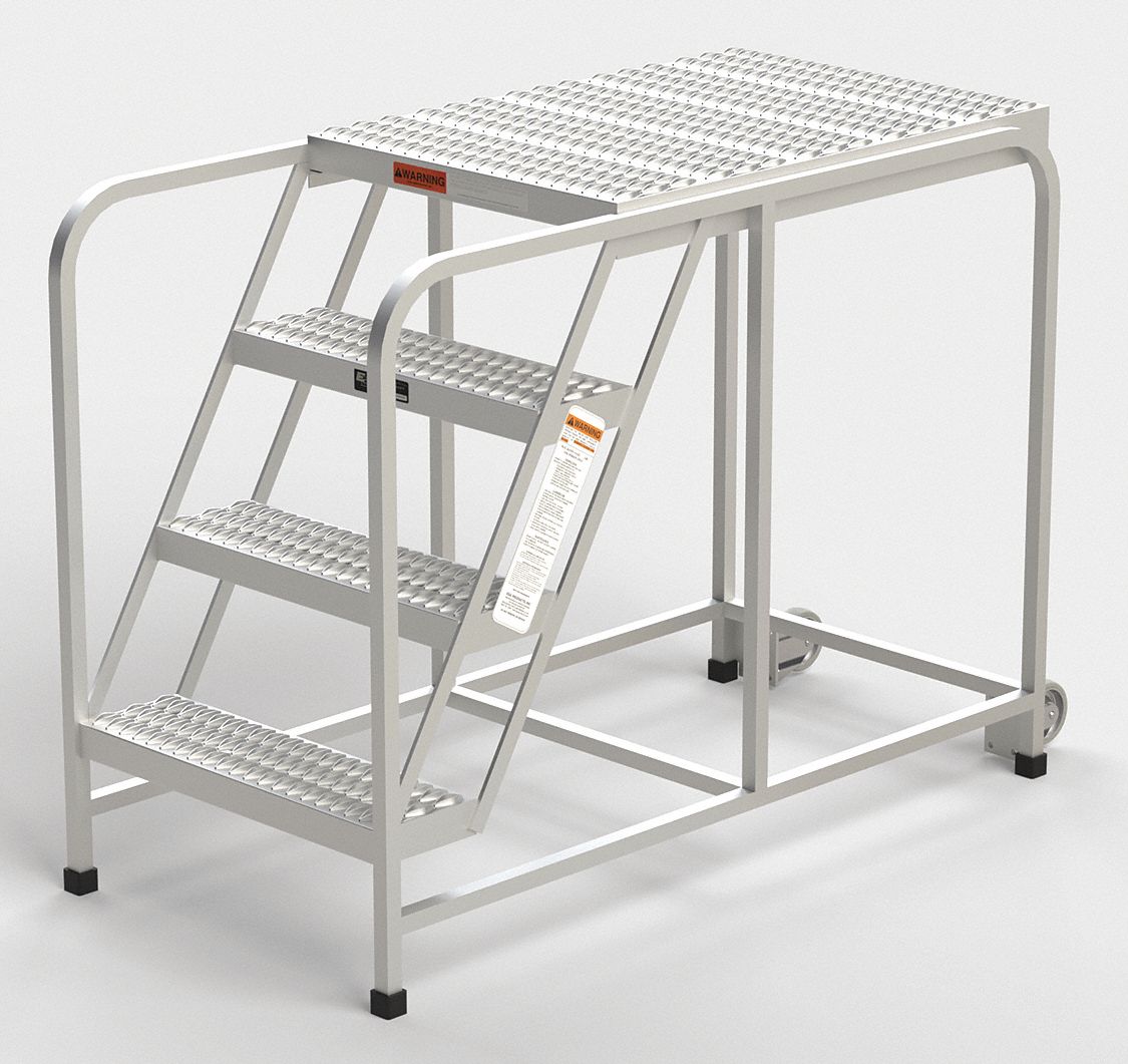 3.3 ft Platform Ht - Max, 24 in x 35 in, Mobile Work Platform - 4HRC5 ...