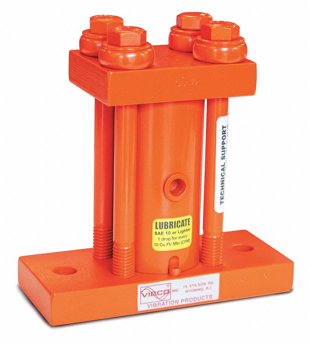 VIBCO, Bolt-On Mount, 7,000 vpm, Piston Vibrator - 4HT51|50-1-1/4 ...