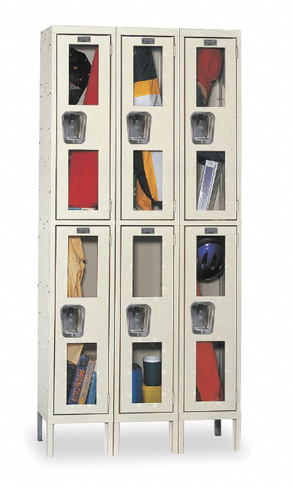 HALLOWELL, 36 in x 15 in x 78 in, Clearview, Wardrobe Locker - 4HU10 ...