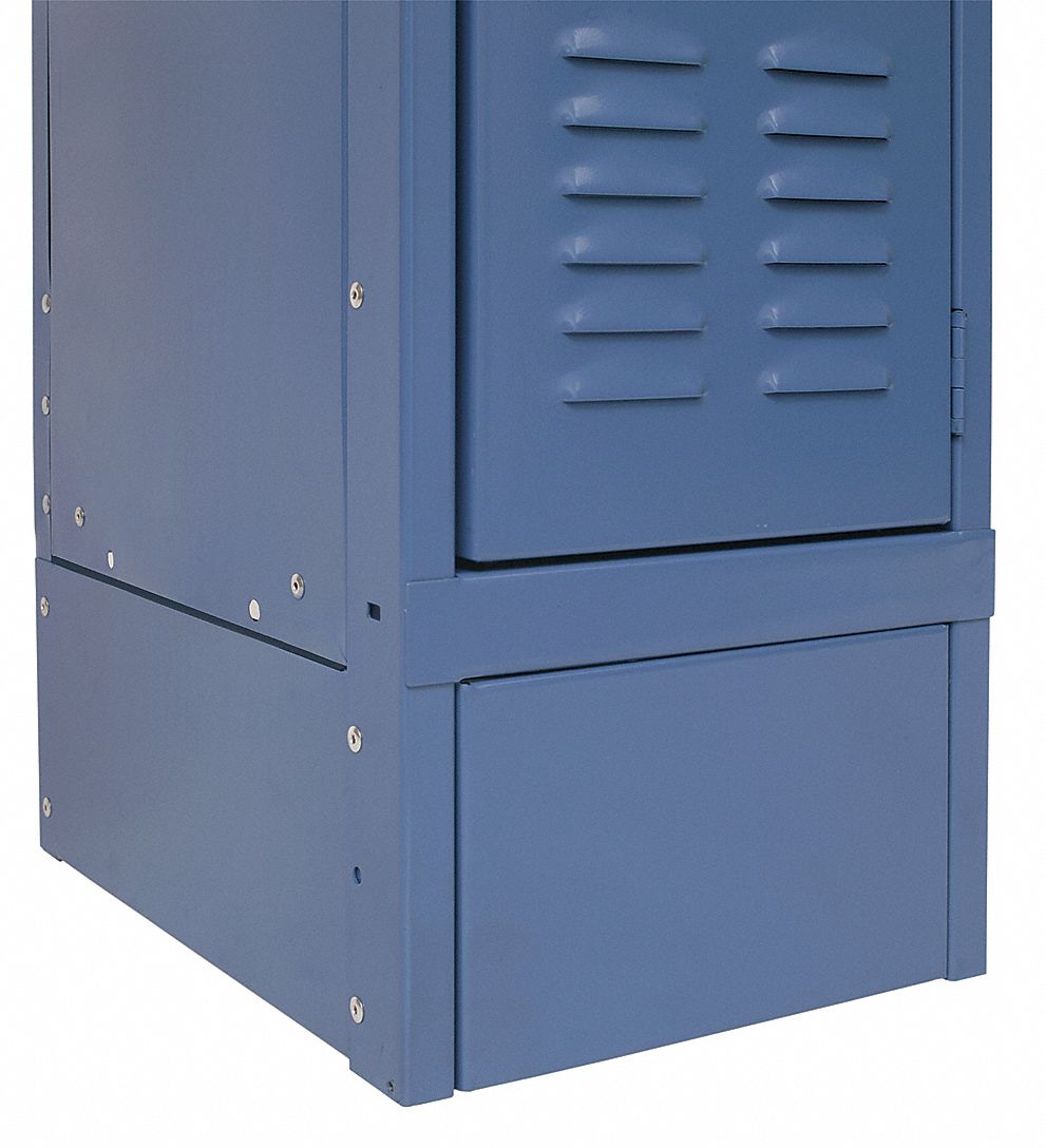 HALLOWELL, 12 in x 1/8 in x 6 in, 12 in Footplate Wd, Locker Front Base ...