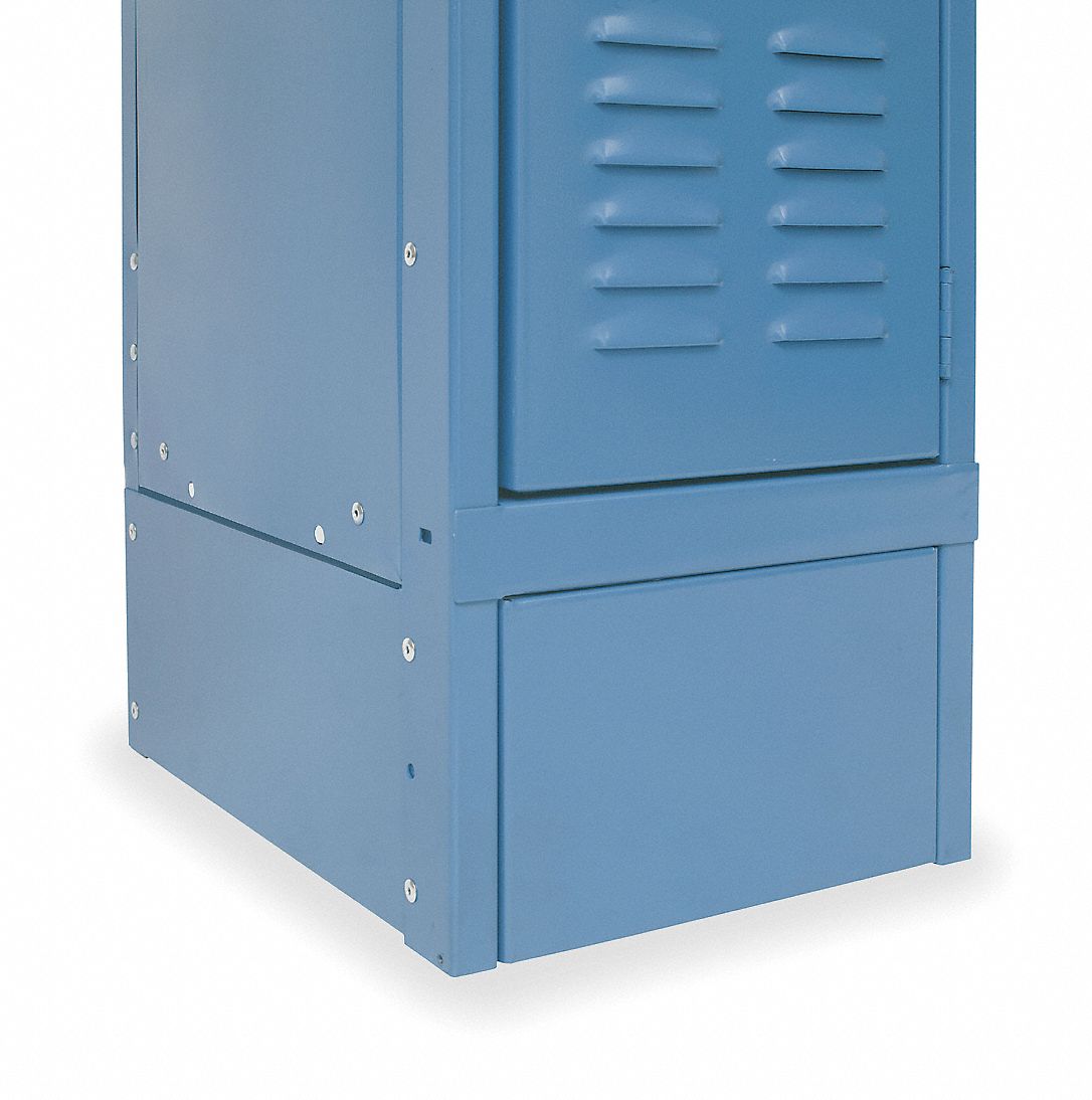 HALLOWELL, 1/8 in x 18 in x 6 in, 1/8 in Footplate Wd, Locker End Base ...
