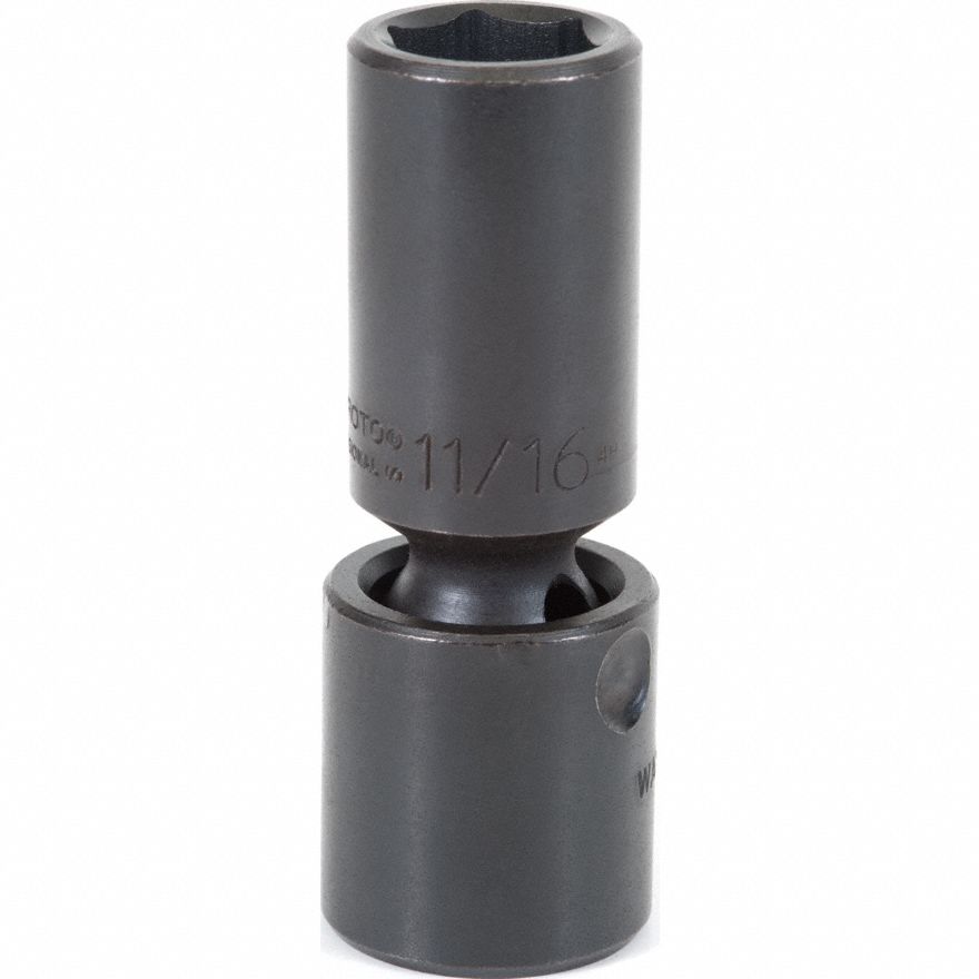 PROTO, 15/16 in Socket Size, 6-Point, Flex Impact Socket - 4HVF4 ...