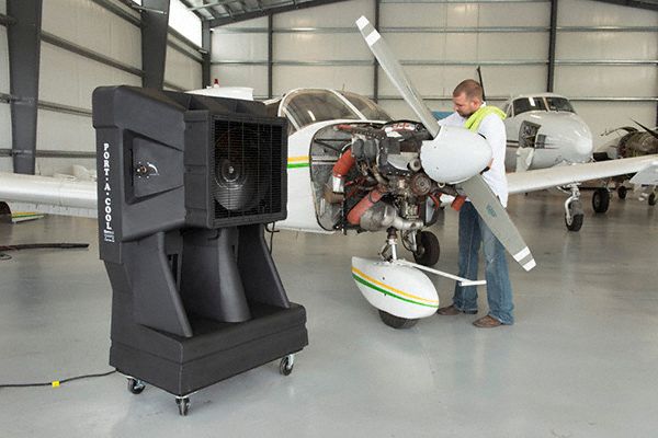 PORTACOOL Portable Evaporative Cooler, 16 in Blade Diameter, Average ...