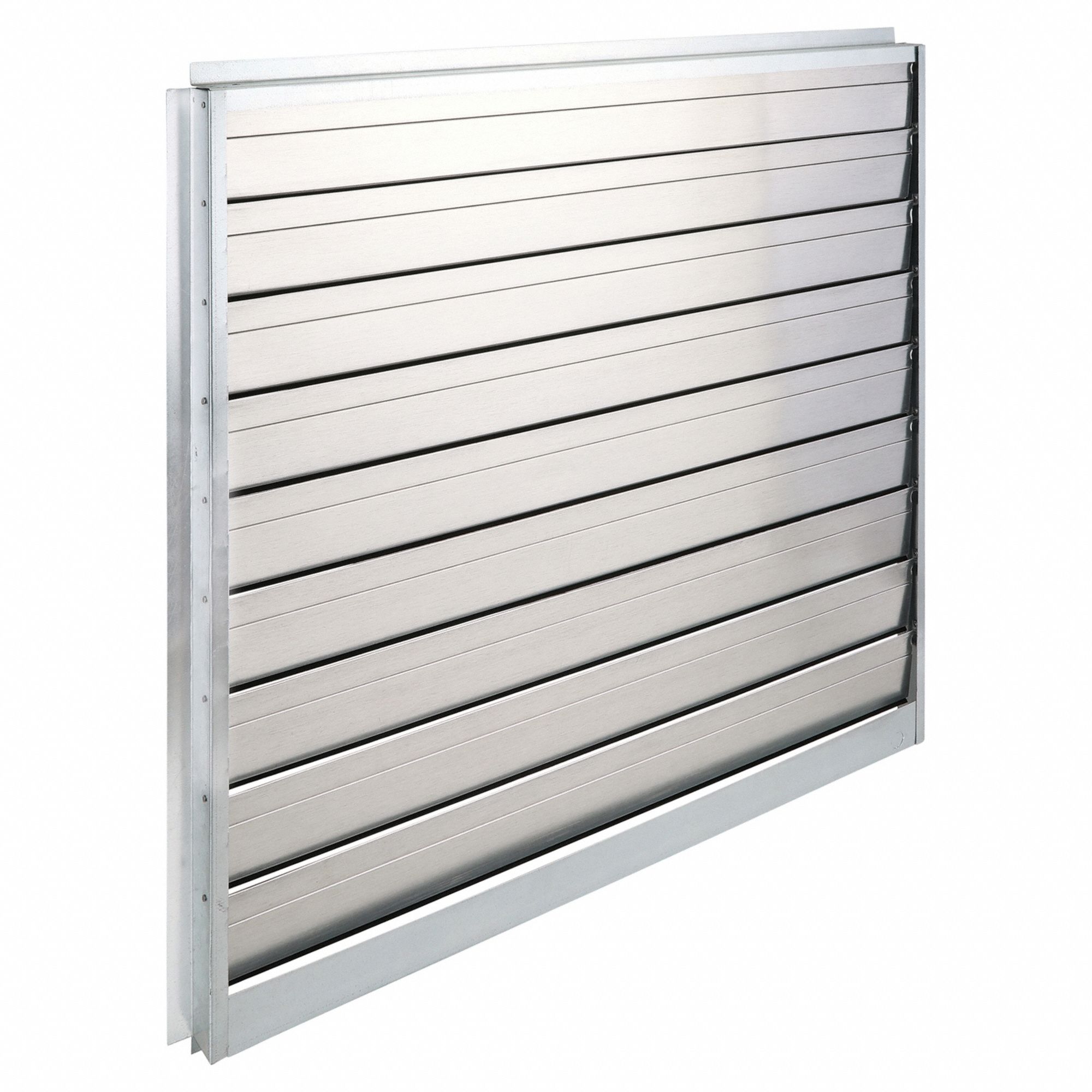 For 48 in Fan, Single Panel, 52"H-W 4.5"L Aluminum Backdraft Damper ...