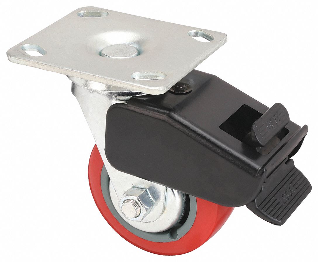 Swivel, Polyurethane, Plate Caster - 4HXH4|4HXH4 - Grainger