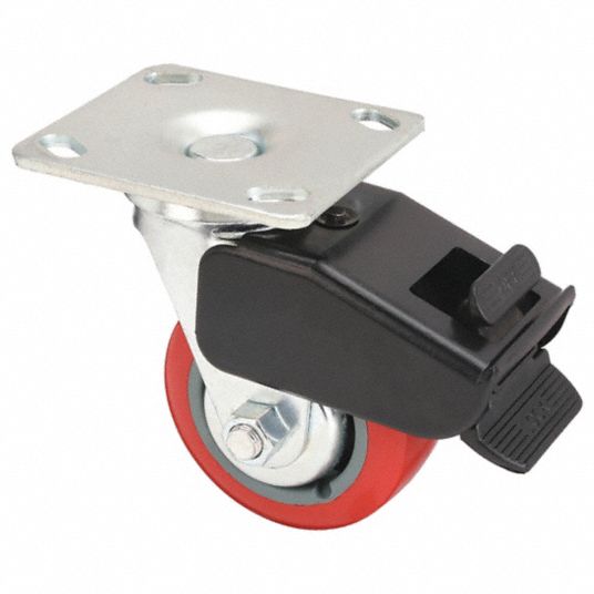 Swivel, Polyurethane, Plate Caster - 4HXH4|4HXH4 - Grainger