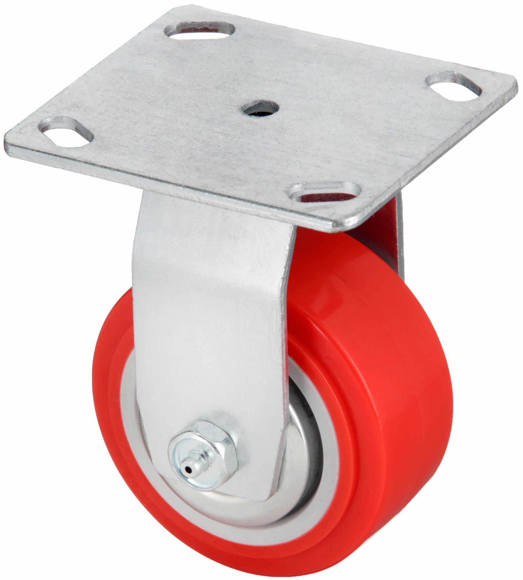 Rigid, Polyurethane, Plate Caster - 4HXH6|4HXH6 - Grainger