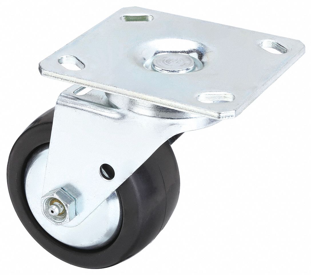 Swivel, Polyolefin, Plate Caster - 4HXK9|4HXK9 - Grainger