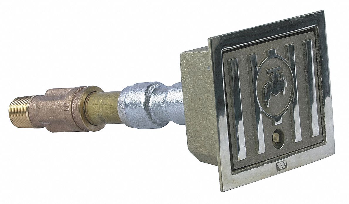 WATTS, For 8 in Wall Thick, 12 3/16 in Overall Lg, Wall Hydrant - 4HXR3 ...