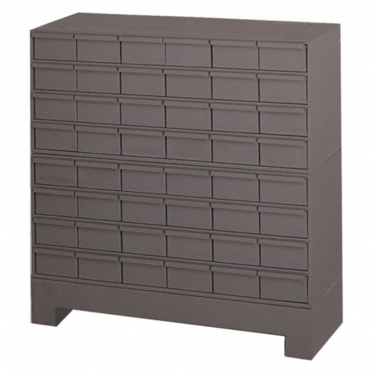DURHAM MFG Drawer Bin Cabinet: 34 in x 12 1/4 in x 33 3/4 in, 48 ...