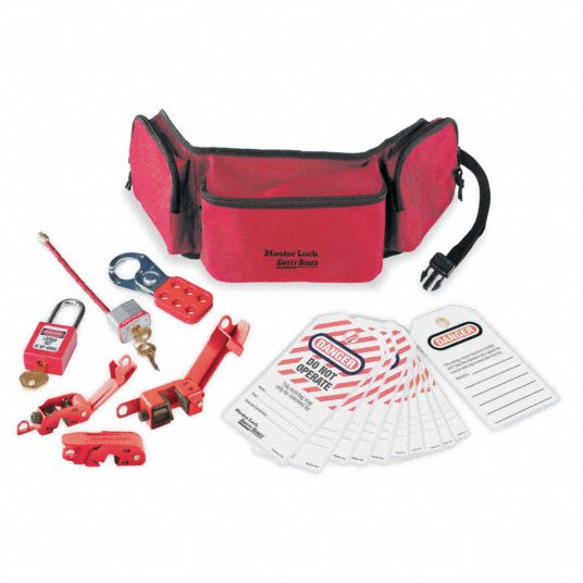 MASTER LOCK, Keyed Different Padlocks, Portable Lockout Kit - 4HY64 ...