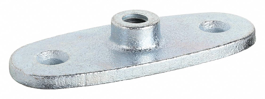 APPROVED VENDOR ROD HANGER PLATE: GALVANIZED STEEL, FOR ⅜ IN THREADED ...