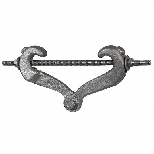 ANVIL Beam Clamp: Malleable Iron, 1,365 lb Max. Load, 7/8 in Rod Size ...