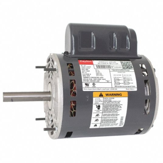 DAYTON, 1 Speed, Open Air-Over, Direct Drive Blower Motor - 4HZ63 ...