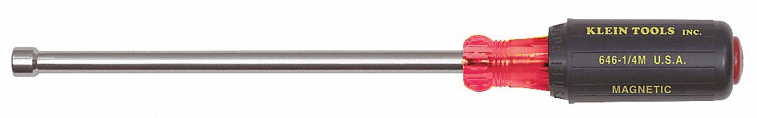 KLEIN TOOLS, Straight, SAE, Hollow Round Shank Nut Driver - 4JA40|646-1 ...