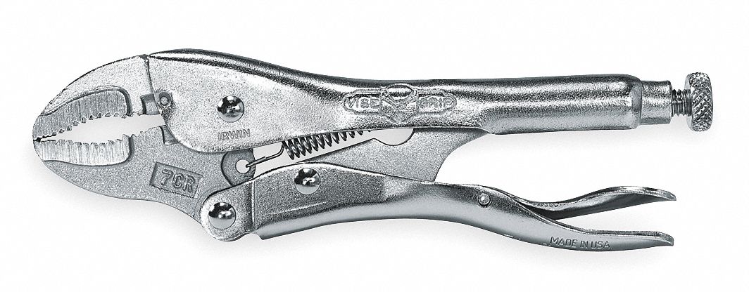 Curved Jaw Locking Pliers - Grainger