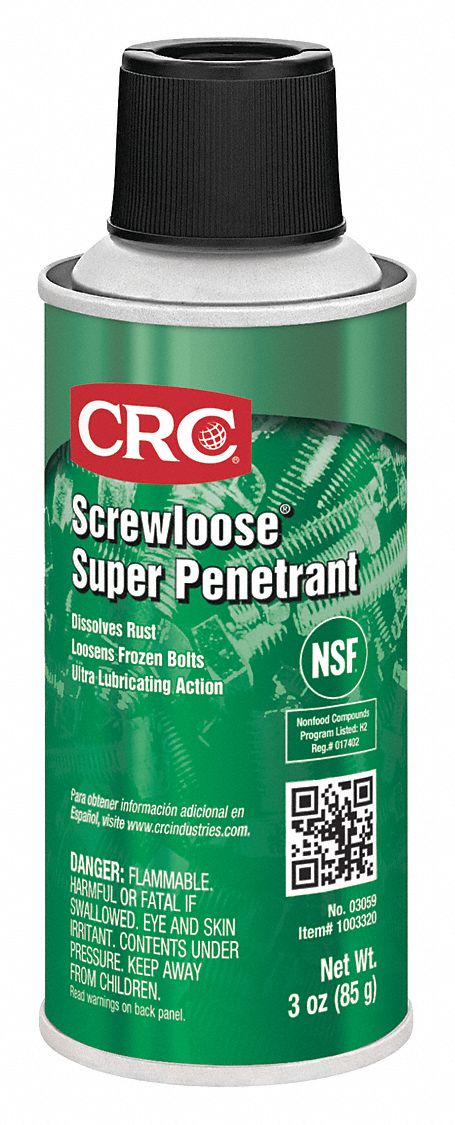 CRC, Aerosol Can, 6 oz, Penetrating Lubricant - 4JB35|03059 - Grainger