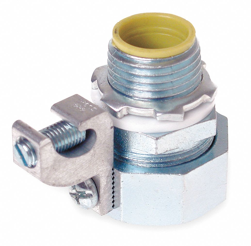 RACO Liquid-Tight Conduit Fitting: Steel/Iron, 1/2 in Trade Size ...