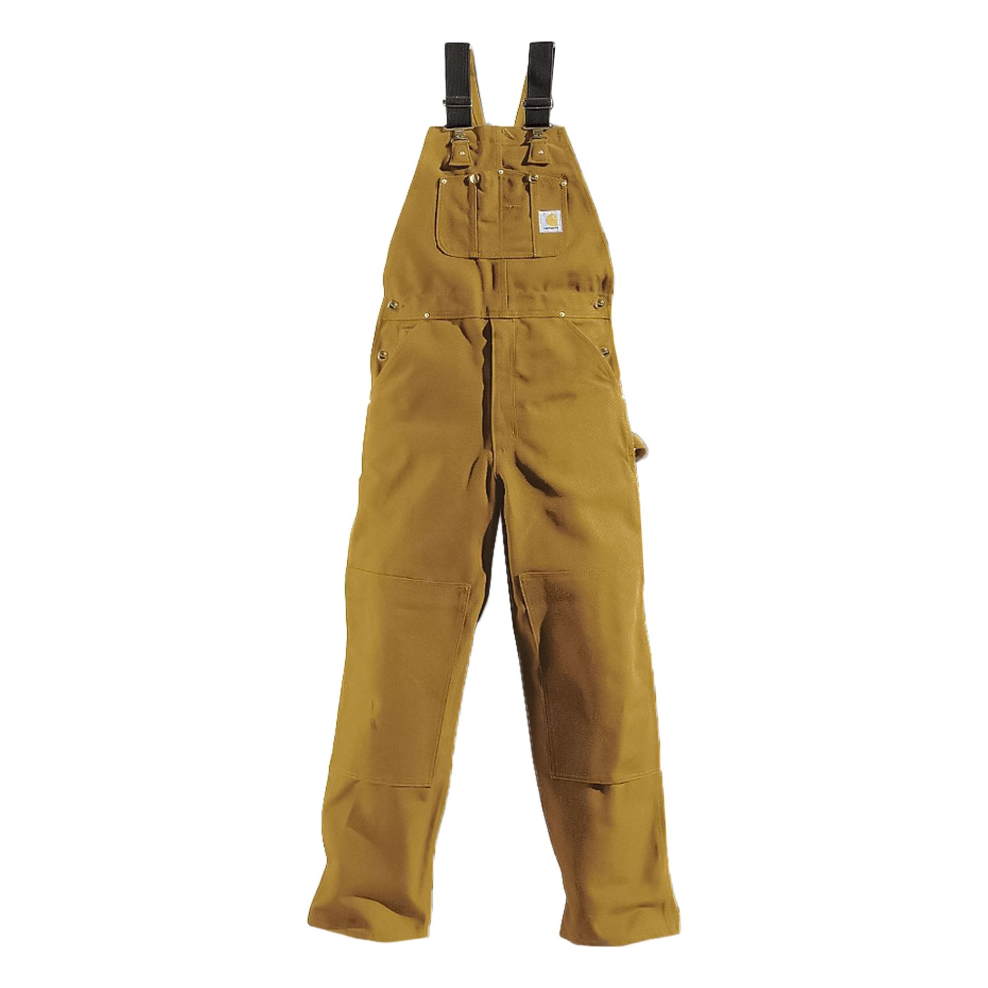CARHARTT, Men's, ( 44 in x 34 in ), Bib Overalls - 8D983|R01-BRN 44 34 ...