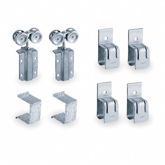 XY Box Track Hanger, US2C-Bright Zinc- SET - Grainger