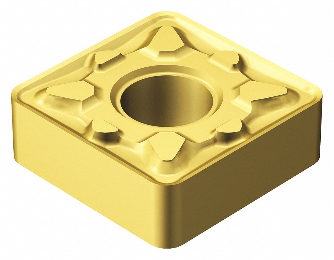 SANDVIK COROMANT, 0.500 in Inscribed Circle, Neutral, Turning Insert ...