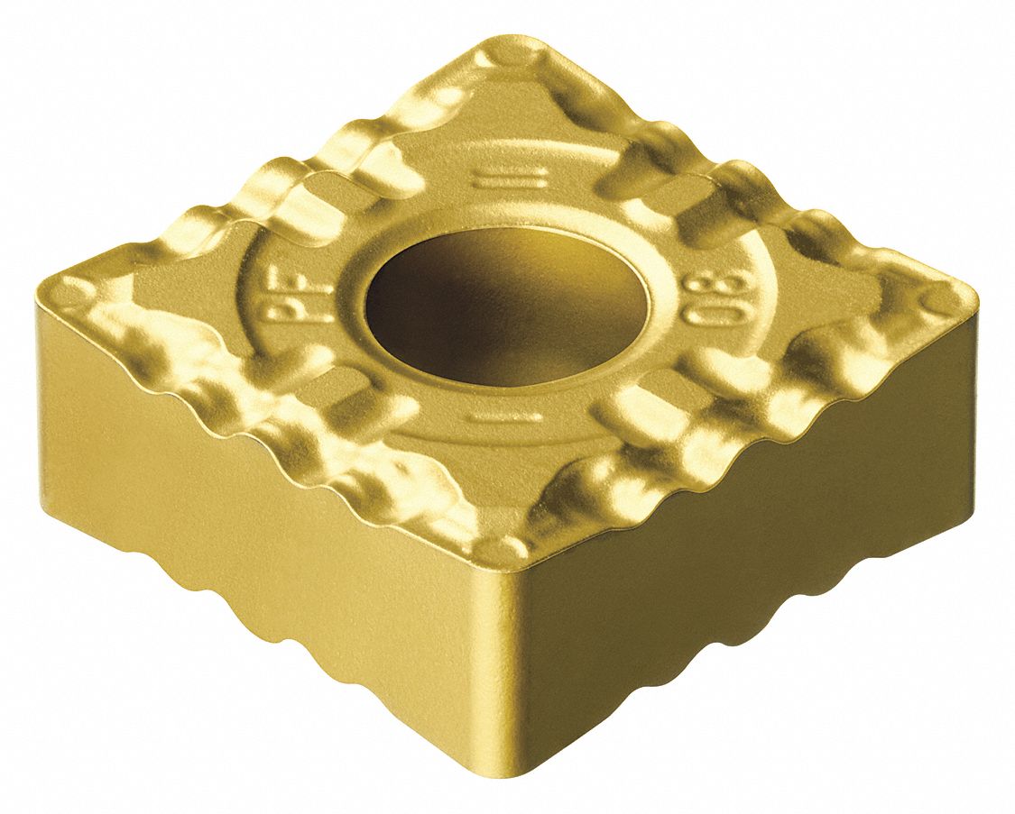 SANDVIK COROMANT, 0.500 in Inscribed Circle, Neutral, Turning Insert ...