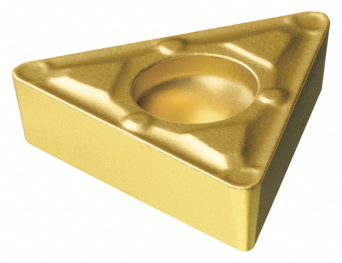 SANDVIK COROMANT, 0.250 in Inscribed Circle, Neutral, Turning Insert ...