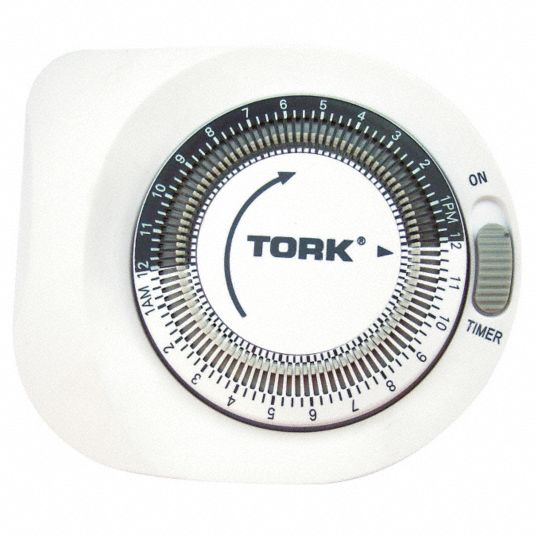 TORK, Mechanical, Indoor, Plug-In Timer - 4JNL3|402A - Grainger