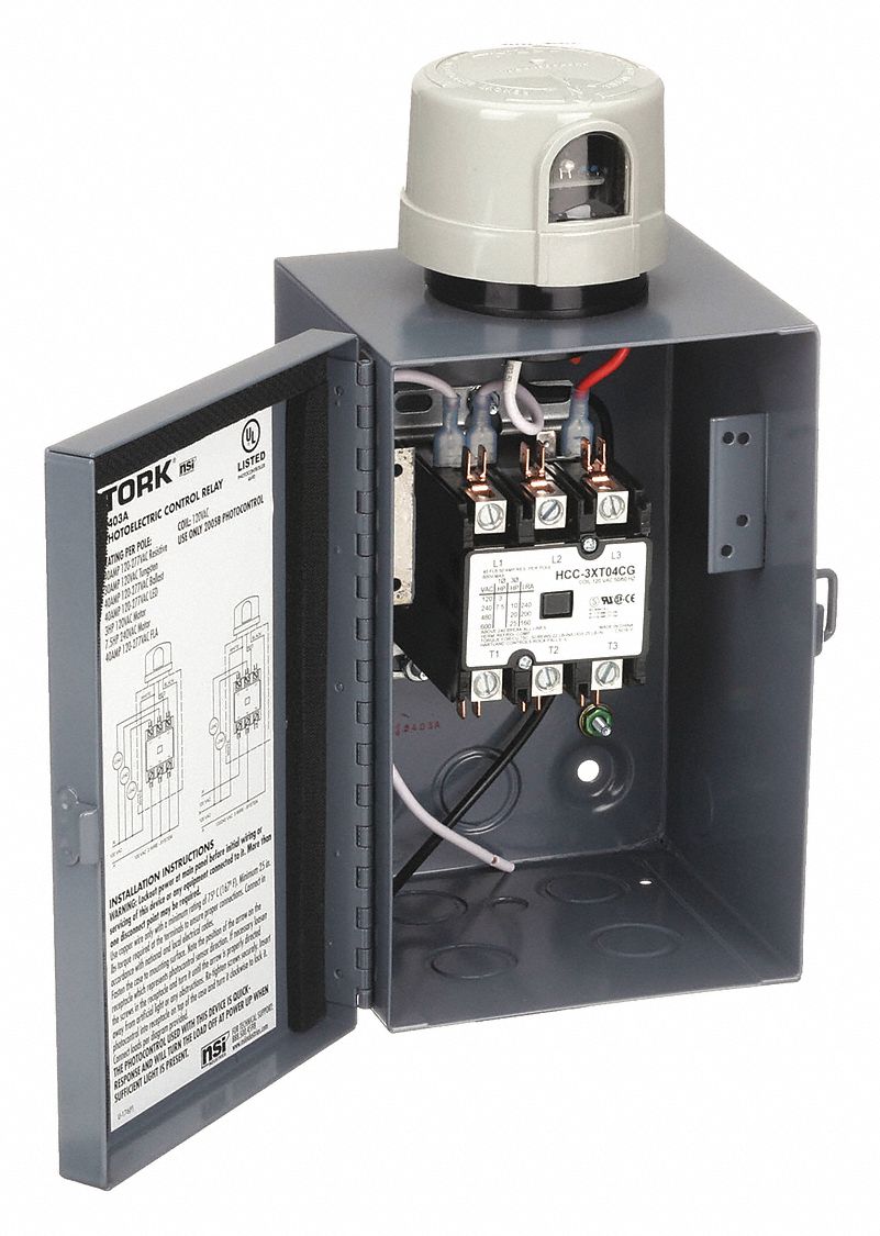 TORK PHOTOCONTROL,105 TO 130VAC,GRAY - Lighting Photocontrols ...