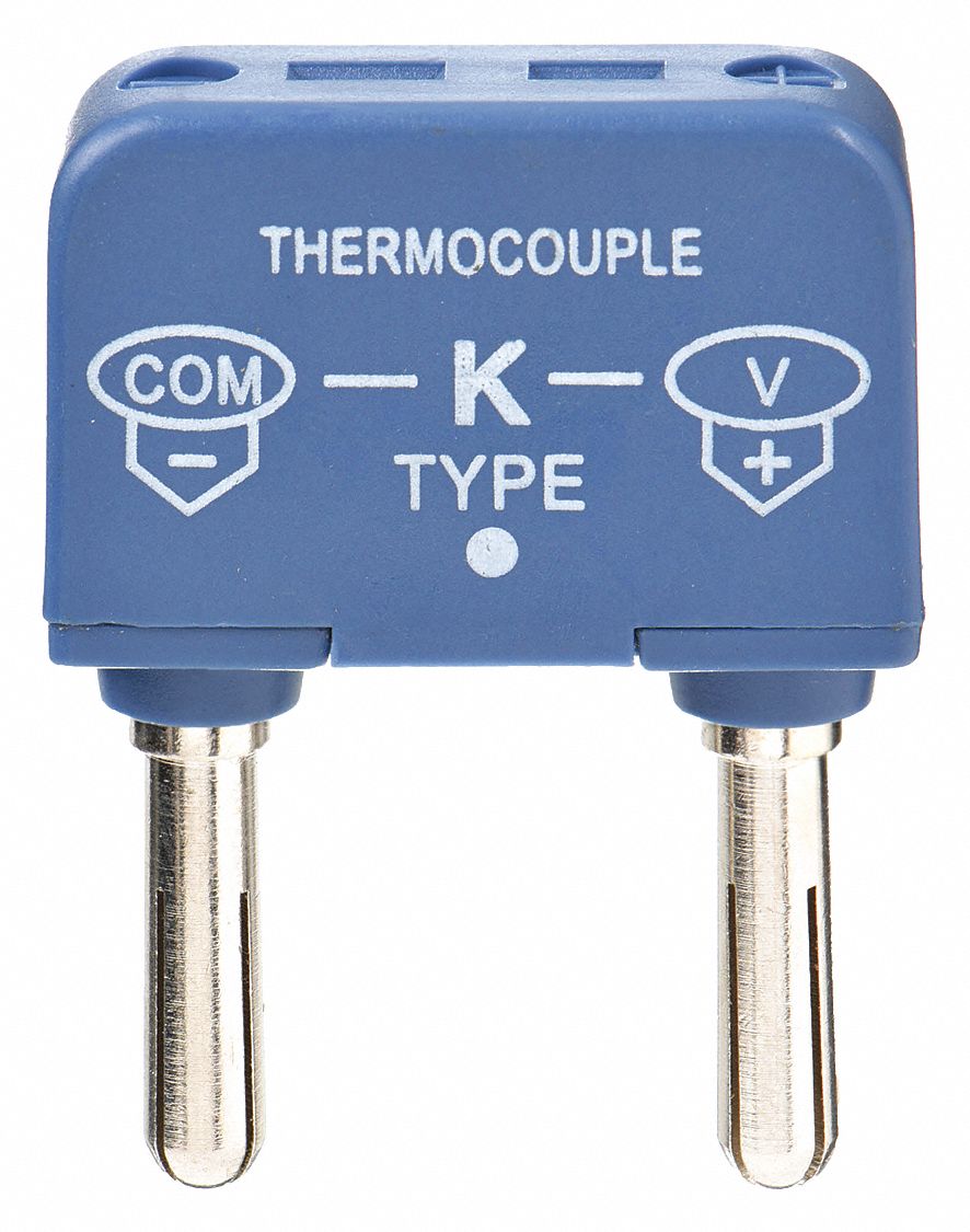 Jack, For Type K Thermocouple Type, Type K Thermocouple Adapter - 4JPN2 ...